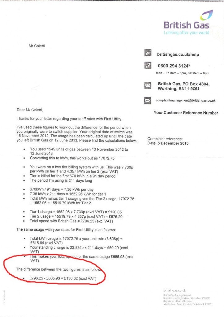 First Utility is Officially Cheaper than British gas . . . according to ...